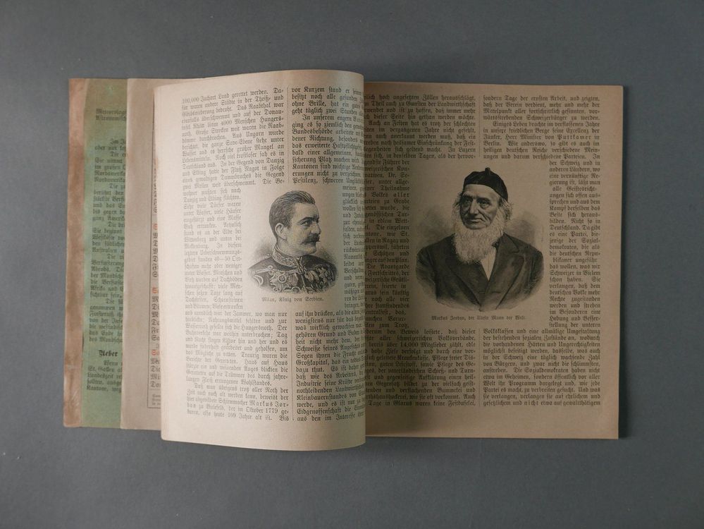 ST.GALLER KALENDER FÜR DAS JAHR 1889 (Gebraucht) in Balgach für CHF 9 ...