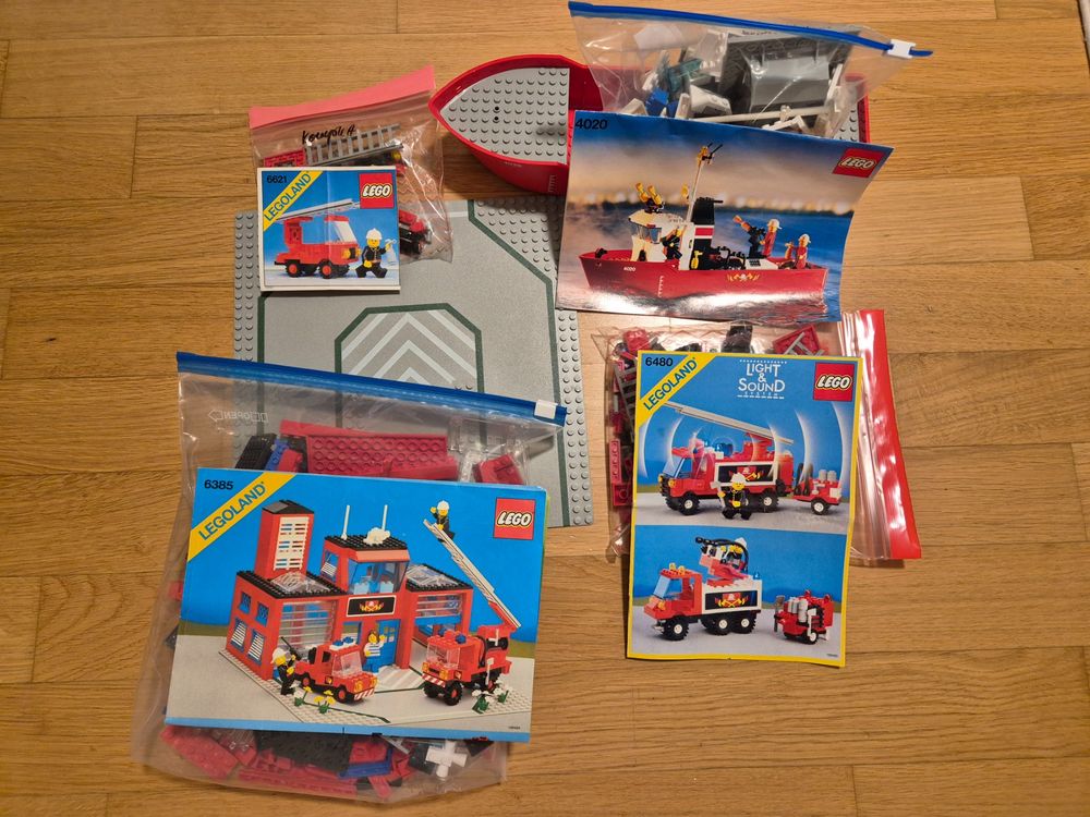 4 Sets Lego Feuerwehr (Raritäten 1984 -1987) (Gebraucht) in Thalwil für ...