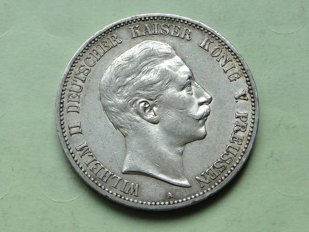 Deutsches Reich - 5 Mark 1907 Silber Wilhelm II Preussen | Kaufen auf ...