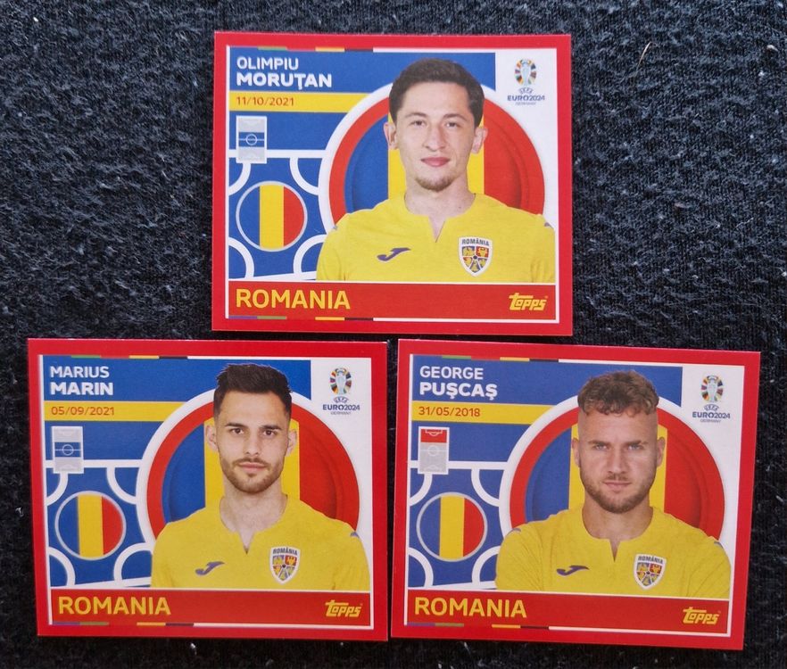 Topps UEFA Euro 2024 Sammelbilder ROM 15, ROM 16, ROM 17 | Kaufen auf ...