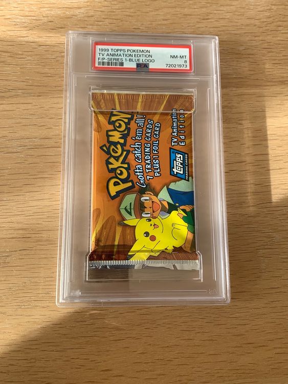Pokemon Topps 1999 Booster Grading PSA 8 | Kaufen auf Ricardo