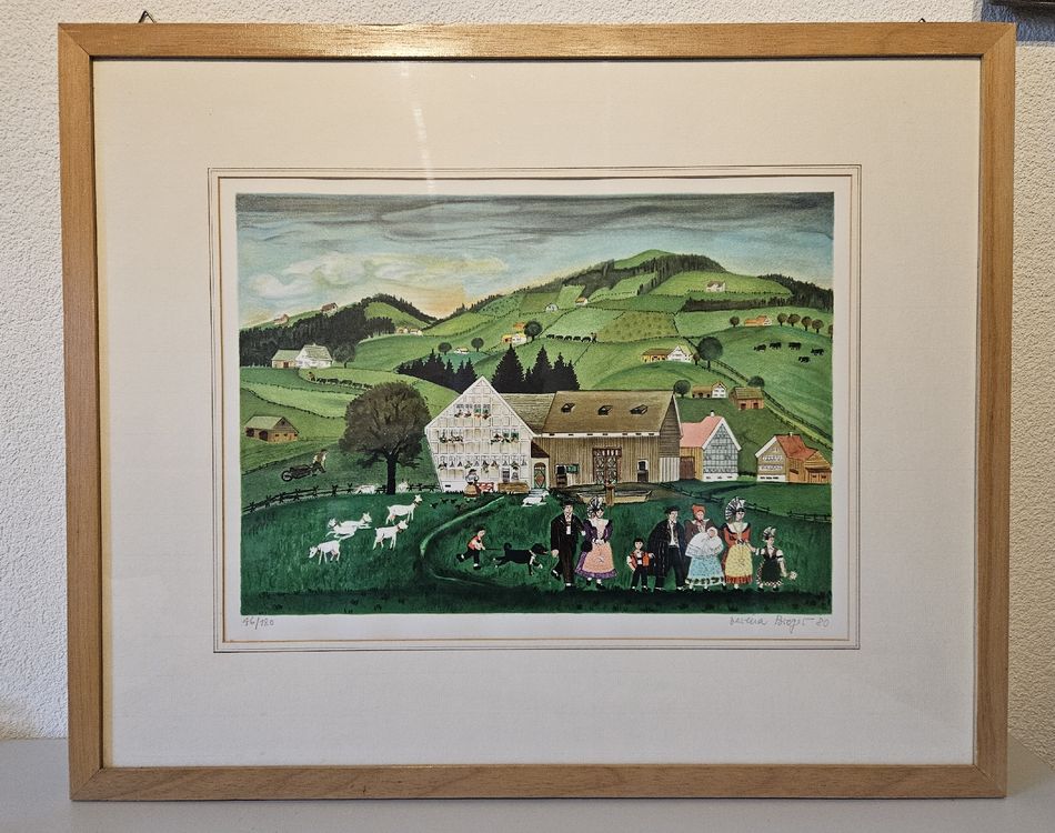 Verena Broger Farblithographie (Gebraucht) in Hauptwil für CHF 55 – mit Lieferung auf Ricardo kaufen