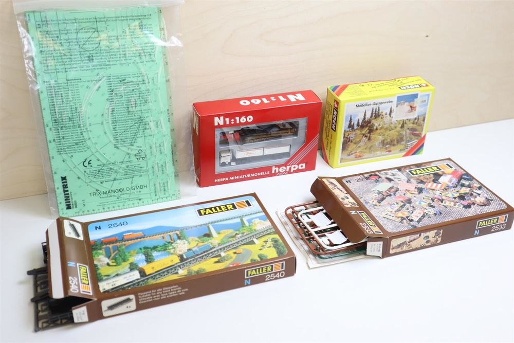 FALLER Bausätze + Herpa LKW + Zubehör N - NP: 80.- | Kaufen auf Ricardo