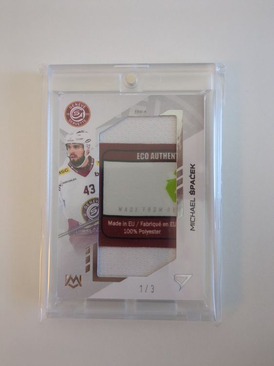 2025 SportZoo GSHC Spacek Unique Mark Tag A 1/3 Karte (Neu (gemäss ...