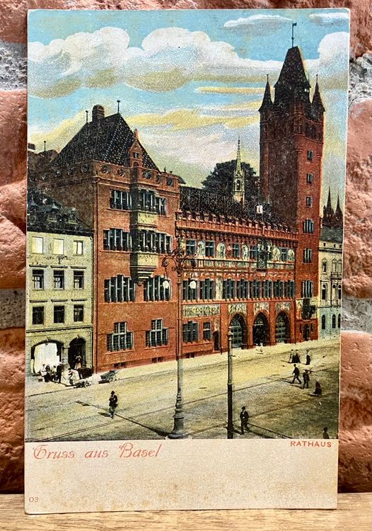 Alte AK - GRUSS AUS BASEL - Rathaus (Gebraucht) in Root für CHF 1 – mit Lieferung auf Ricardo kaufen