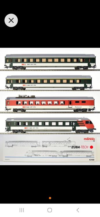 Märklin 42168 Pendelzug EW IV SBB H0 WS (Gebraucht) in Lanterswil für CHF 110 – mit Lieferung ...