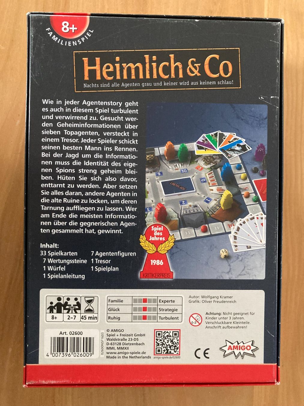 Heimlich & Co. Brettspiel (Gebraucht) in Subingen für CHF 9.5 – mit ...