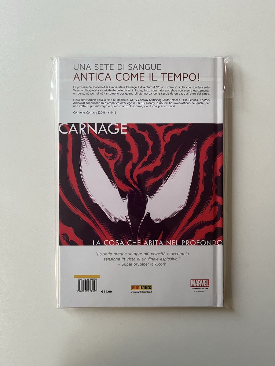 Carnage: La cosa che abita nel profondo. Marvel Comics. (Nuovo (secondo ...