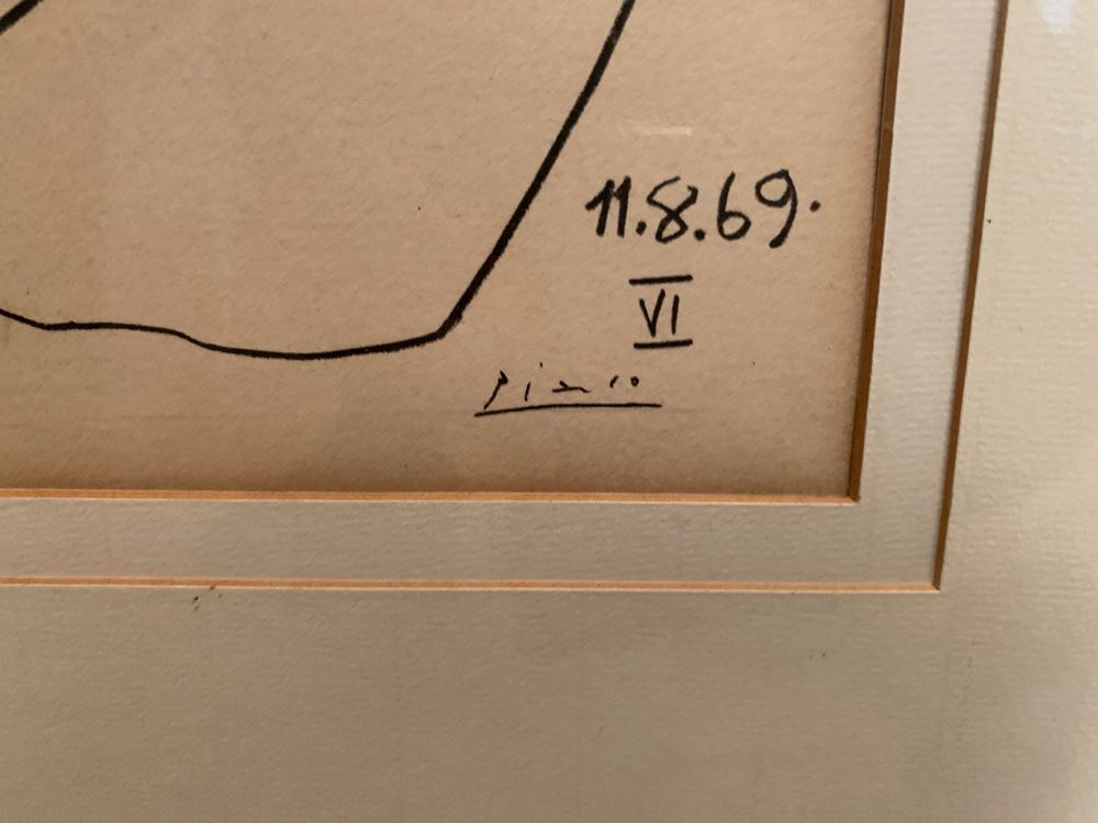 Pablo Picasso Lithographie Liegende Frau 11.8.69 VI | Kaufen auf Ricardo