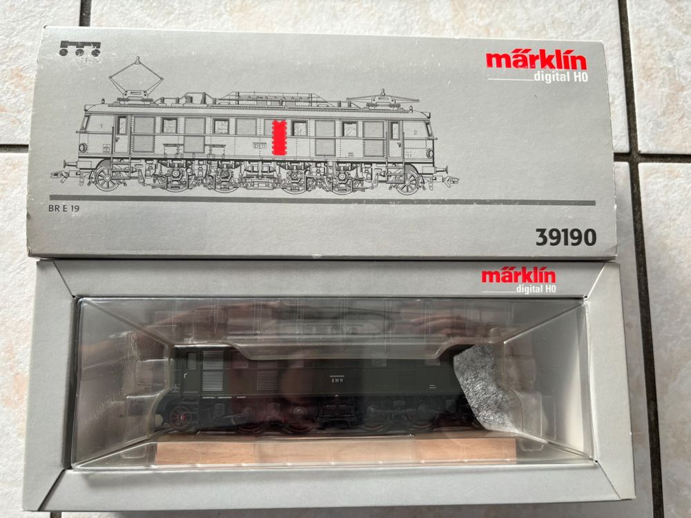 Marklin 39190 Elok BR E 19 Digital (Neu und originalverpackt) in ...