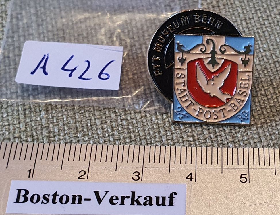 A426 - Pin PTT Museum Bern Basler Taube (Gebraucht) in Reinach BL für CHF 2 – mit Lieferung auf ...
