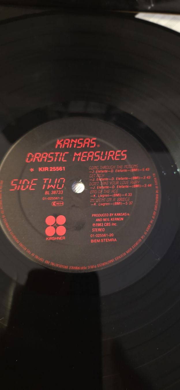Kansas - Drastic Measures -1983 Vg,G (D'occasion) à Yvonand pour CHF 13 ...