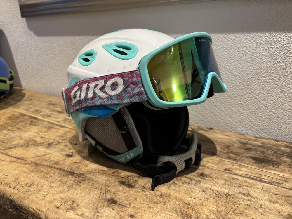 Alpina Helm Grap 2.0 Junior, Gr. 51-54, inkl. Skibrille (Gebraucht) in ...
