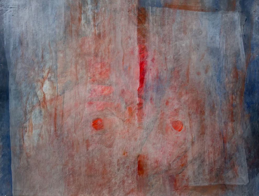 R. M. Fischer (1947) grosses Gemälde (Gebraucht) in Root für CHF 120 ...