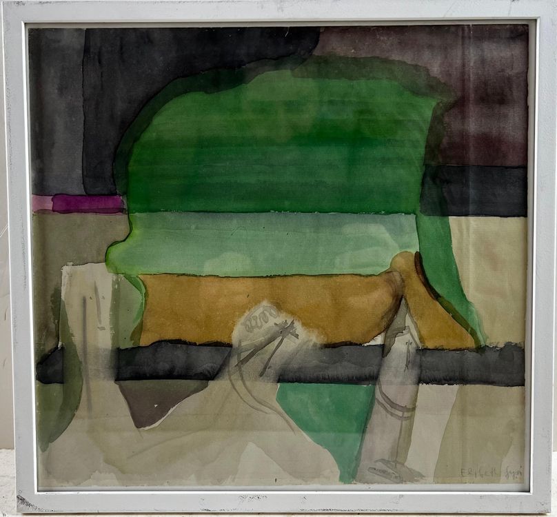 Abstrakte Aquarell Signiert. (Gebraucht) in Neuhausen am Rheinfall für CHF 5 – mit Lieferung auf ...