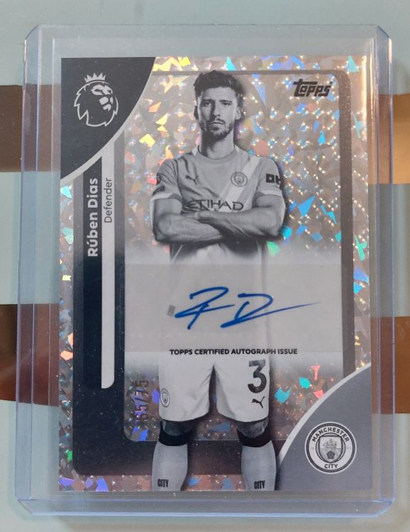 Topps Karten 2026 Ruben Dias /75 Autogramm Manchester City (Neu (gemäss ...