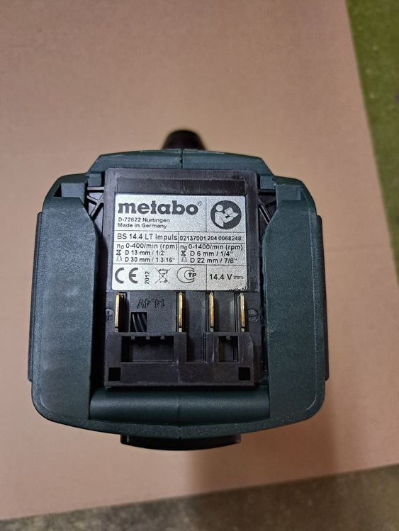 Metabo BS 14.4 LT Impuls Akku-Bohrschrauber, Unbenutzt (Neu (gemäss ...