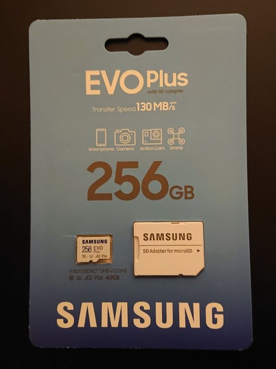 NEU - SAMSUNG - EVO Plus - microSD 256GB Micro SD Karte | Kaufen auf ...