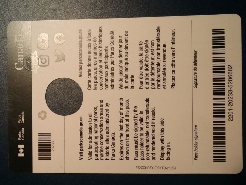 Canada Discovery Pass - Kanada National Park / Parks Karte | Kaufen auf ...