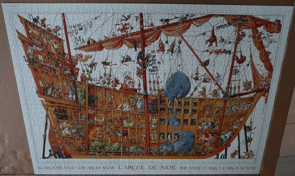 PUZZLE "ARCHE NOAH"JEAN-JACQUES LOUP V. HEYE 2000 MIT POSTER (Gebraucht) in Wangen b. Olten für ...