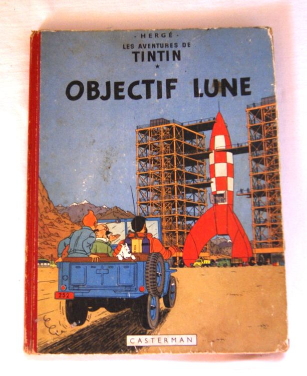 BD - Tintin - Objectif Lune - EO - 1/1953/C - 4ème plat B8 (Neuf (Voir ...