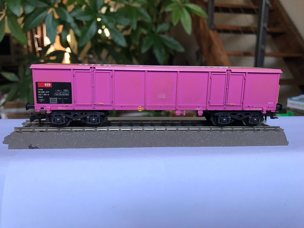 märklin 4718, hochbordwagen der SBB mit holzladung (Gebraucht) in ...