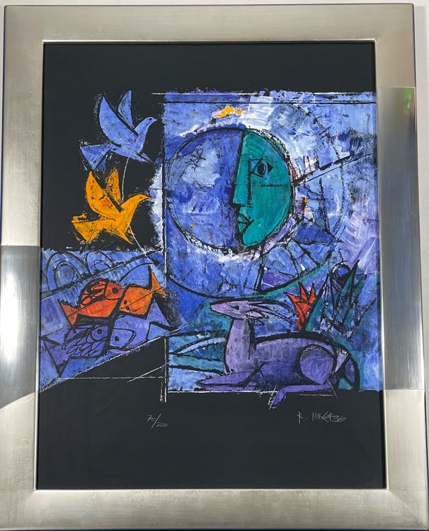 Rudolf Mirer (1937) grosse Lithographie Handsigniert (Gebraucht) in Root für CHF 605 – mit ...