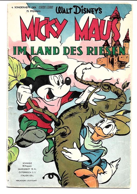 Micky Maus Sonderheft Nr. 4 1952, Im Land des Riesen (Gebraucht) in ...