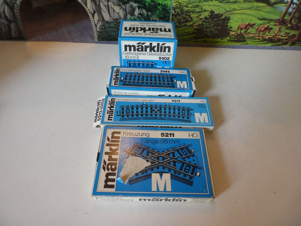Märklin M 5211/5213/5102/5145 H0 WS (19) (Neu (gemäss Beschreibung)) in ...