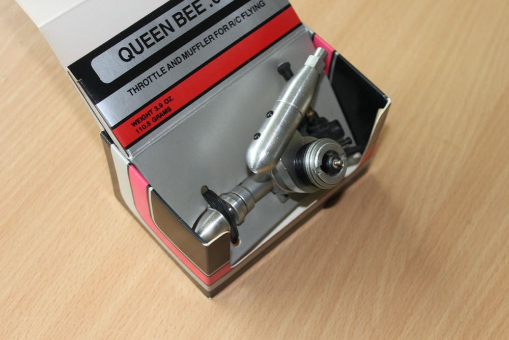 Modellmotor COX Queen Bee .074 m. Schalldämpfer No. 3701 (Neu (gemäss ...