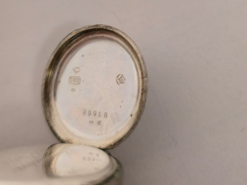 Remontoir 6 Rubis Taschenuhr 800 Silber läuft (Gebraucht) in Dietlikon ...