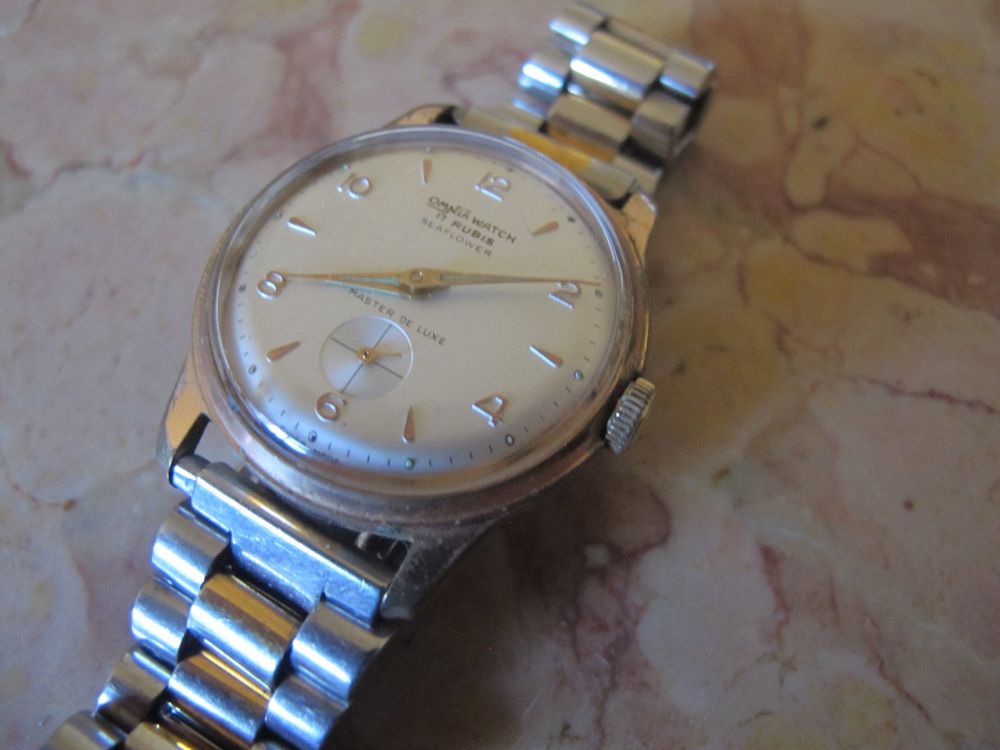 Sammleruhr Omnia Watch Seaflower Master De Lux Herren Läuft | Kaufen ...