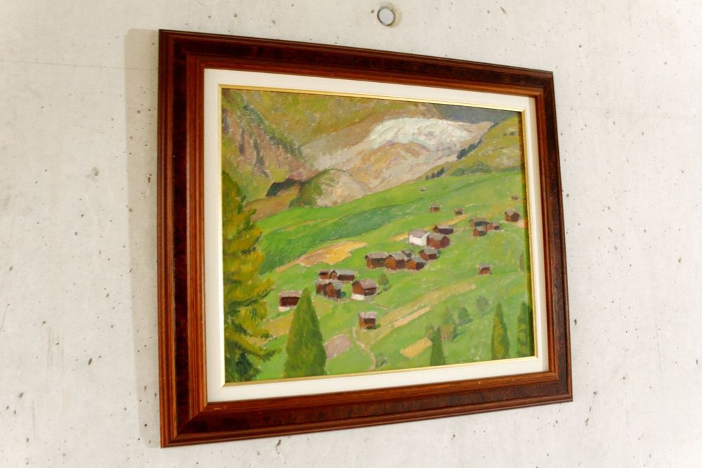 RENE FRANCILLON (Swiss 1876-1973) Wallis, Bergdorf, 1950 (Gebraucht) in ...