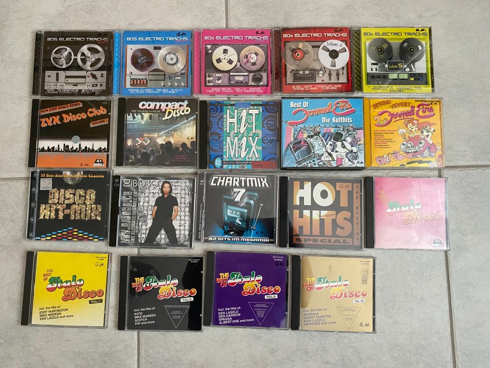 CD Sammlung gemischt 80er, Electro, Disco usw. (19 CDs) (Gebraucht) in ...