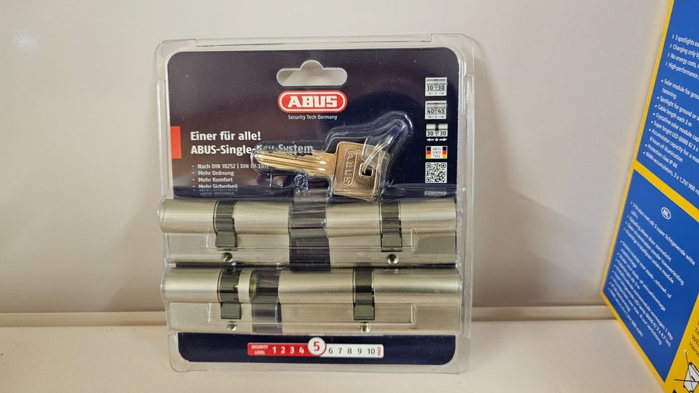 Profilzylinder Set E20NP Abus 30/30 mm gleichschließend | Kaufen auf Ricardo