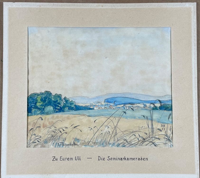 Bruno Hesse (1905-1999) Aquarell | Kaufen auf Ricardo