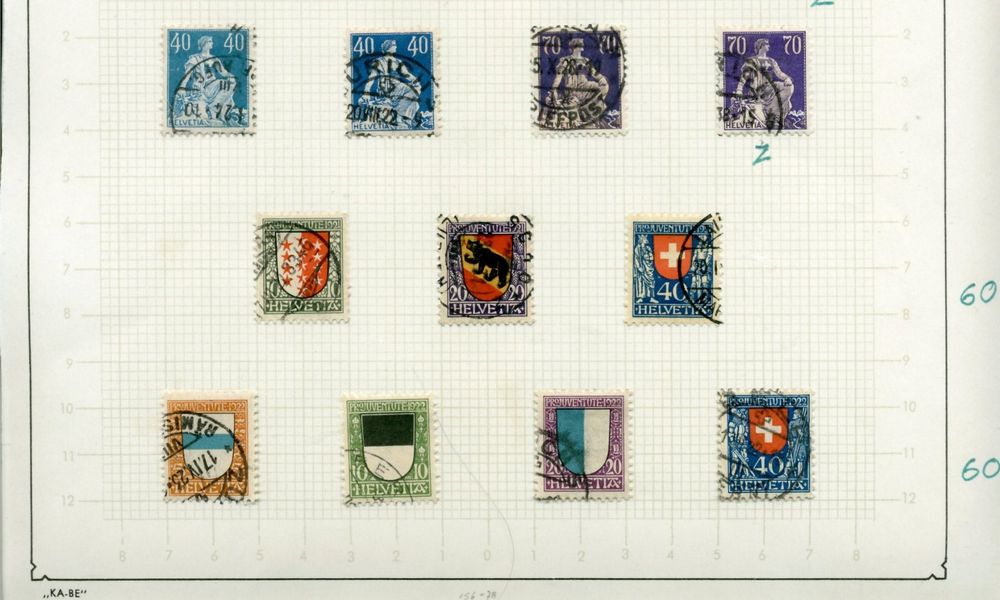 20 ALTSCHWEIZ UND PJ SERIEN 1921 + 1922 - HOHER WERT (Gebraucht) in Sarmenstorf für CHF 2 – mit ...