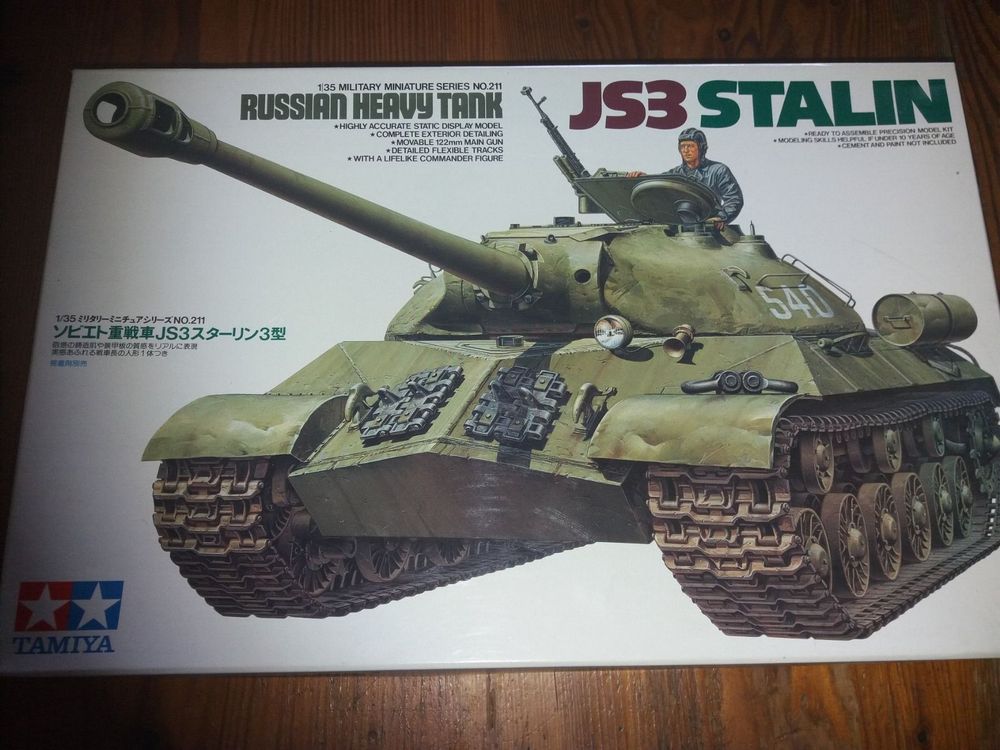 Russian heavy tank JS3 Stalin 1/35 tamiya 35211 | Kaufen auf Ricardo