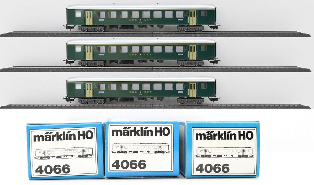 Märklin 3x Personenwagen EW II SBB H0 WS mit OVP (Gebraucht) in St. Gallen für CHF 59 – mit ...