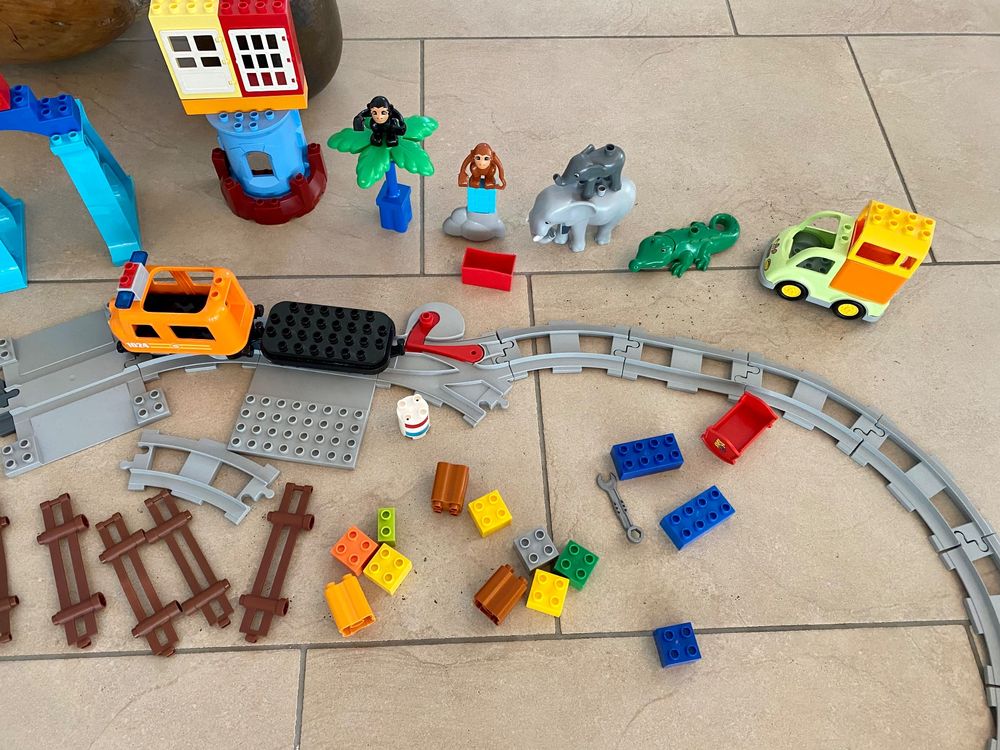 Lego Duplo Mega Set mit Batterie Lok 75 Teile , NEU !!! | Kaufen auf ...