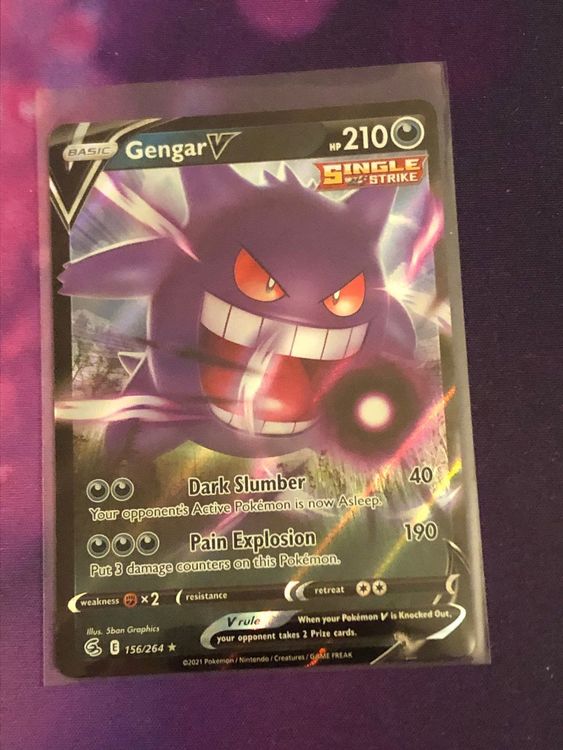 Fusion Strike Gengar V 156/264 EN (Neu (gemäss Beschreibung)) in Baar ...