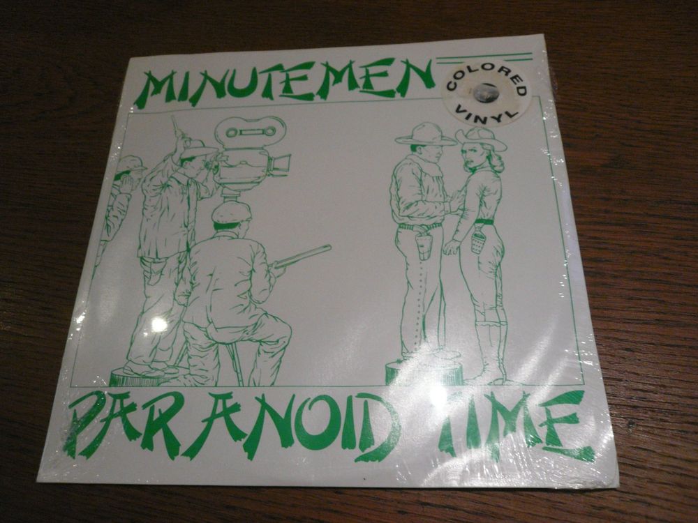 Minutemen – Paranoid Time - 10" SINGLE - USA 1991 - Stickman (Gebraucht ...
