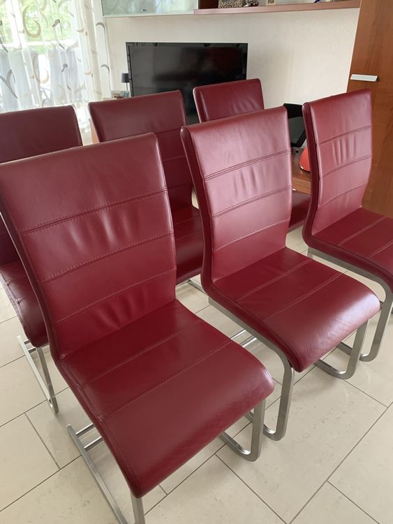 Freischwinger Stühle Leder (Gebraucht) in Dietlikon für CHF 600 – nur Abholung auf Ricardo kaufen