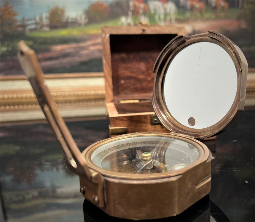 GROßER MARINE KOMPASS MESSING ENGLAND UK (Gebraucht) in Vettweiß für CHF 117 – mit Lieferung auf ...