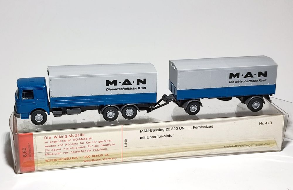 MAN Lastzug Lastzug die wirtschaftliche Kraft Wiking 1:87 (Gebraucht ...