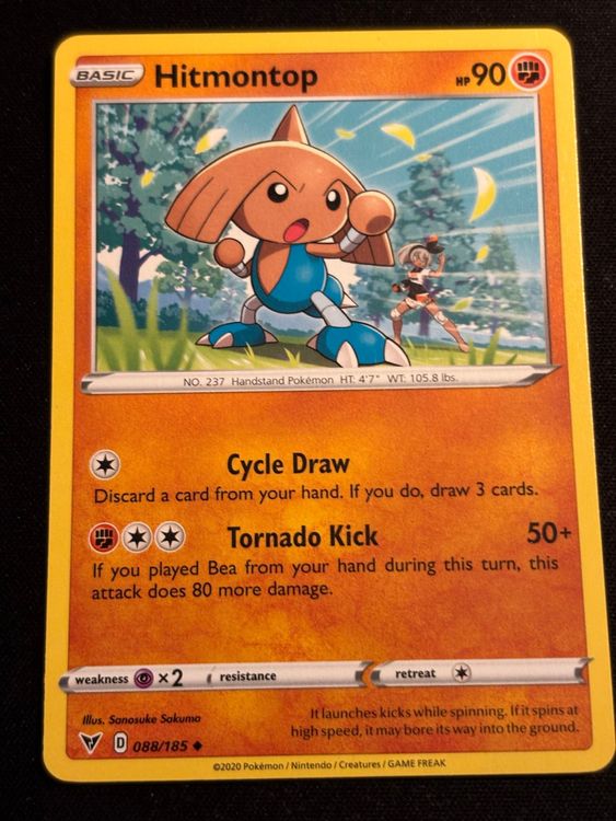 Pokemon Hitmontop - Vivid-Voltage 88/185 - English (D'occasion) à Bern ...