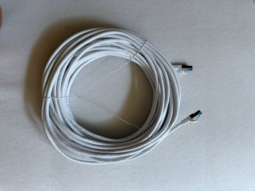 Ethernet Kabel/Netzwerkkabel 10m | Kaufen auf Ricardo