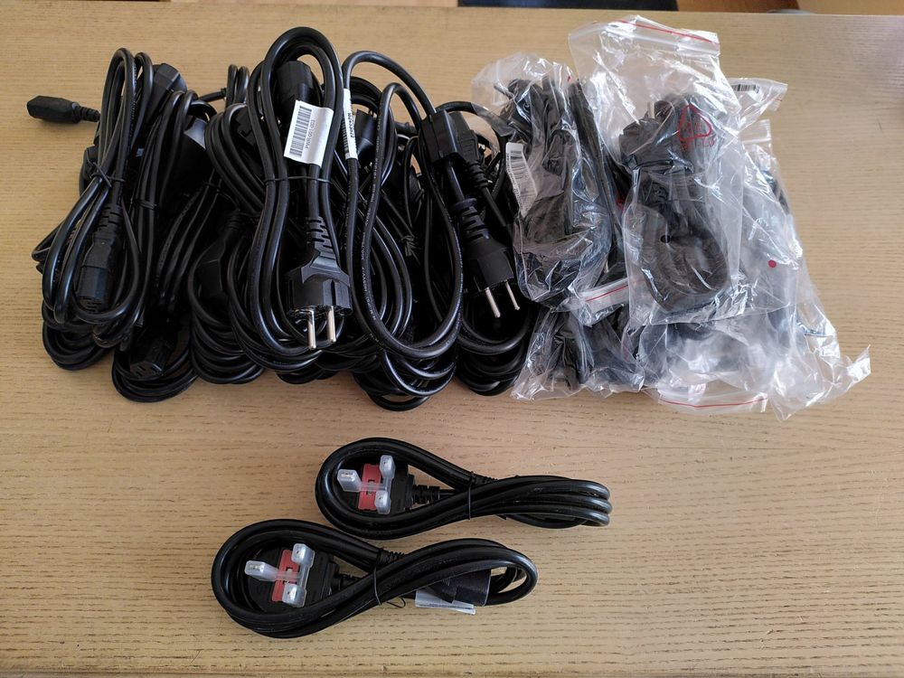 Netzkabel Schuko-Stecker (33 Stk.) & Stecker Typ G (2 Stk.) | Kaufen ... Netzkabel Schuko-Stecker (33 Stk.) & Stecker Typ G (2 Stk.) | Kaufen ...