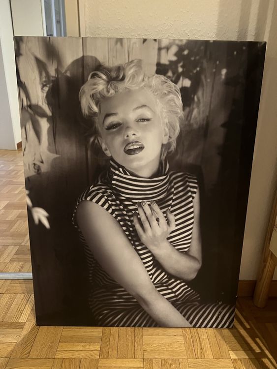 Quadro in tela Marilyn Monroe, stile vintage (Gebraucht) in Grand-Lancy für CHF 20 – mit ...