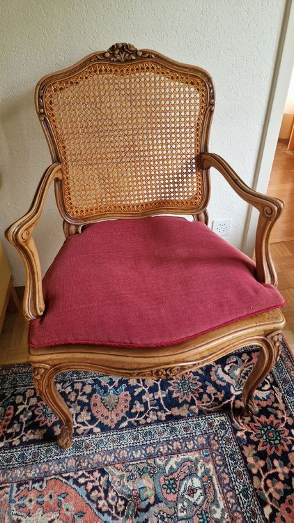 Antiker Louis XV Sessel mit Wiener Geflecht (Gebraucht) in Herisau für CHF 49 – nur Abholung auf ...